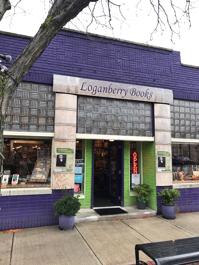 Roadside attraction meets bookworm's dream. Don't forget to document this colorful chapter of your journey!