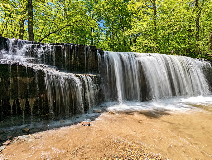 Hidden Falls, nature's own spa treatment. Let the cascading water wash away your worries and rejuvenate your spirit.