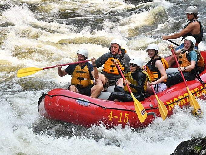 Pit stop turned epic journey: Trade your car seat for a raft and let the current be your GPS.