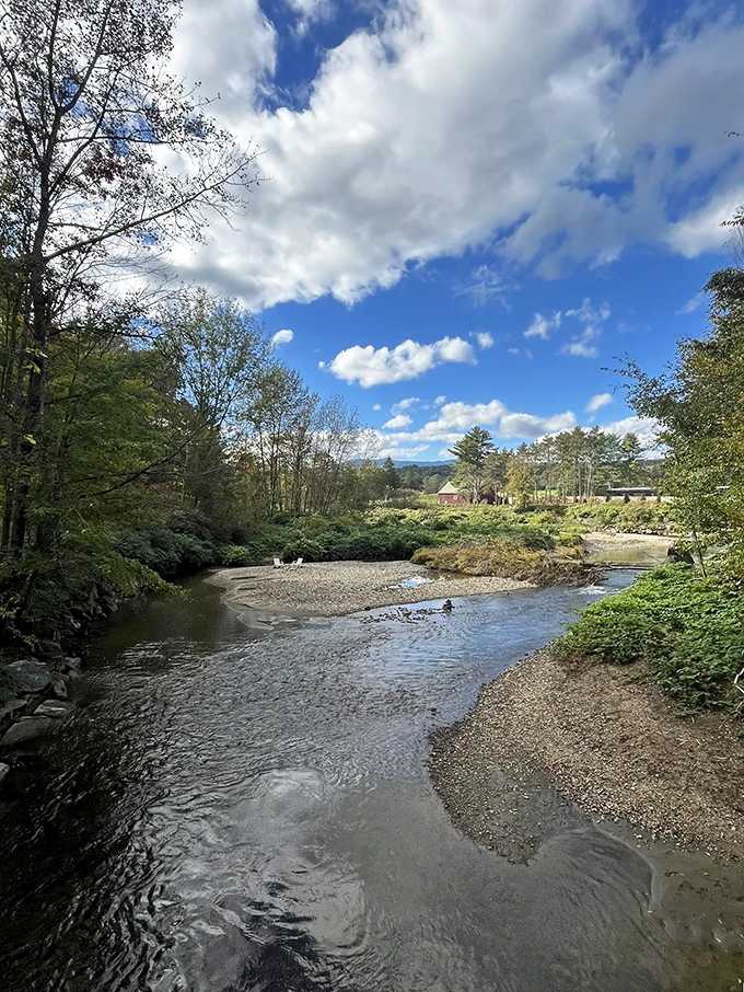 The road less traveled: Trade four wheels for two feet on this picturesque path.