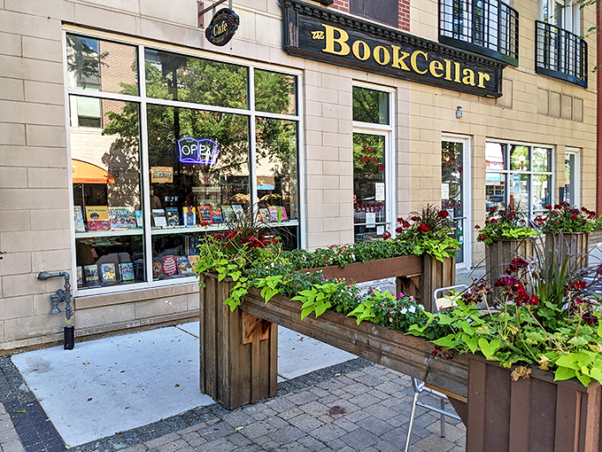 "Fuel up on stories at The Book Cellar. It's a rest stop for your imagination on the highway of life."