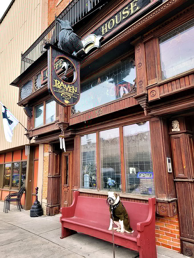 Road-weary travelers, rejoice! This whimsical coffee house is the perfect pit stop for bookworms and bean fiends alike.