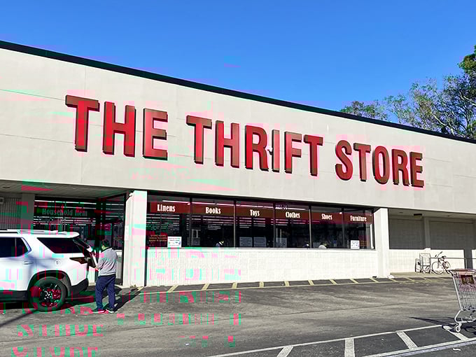 Pull over for this roadside attraction! It's not just a thrift store; it's a time machine disguised as a building.