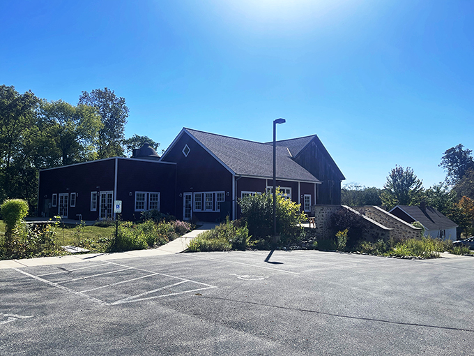 Rustic charm meets artistic flair in this converted barn, where quilts become canvases of creativity.