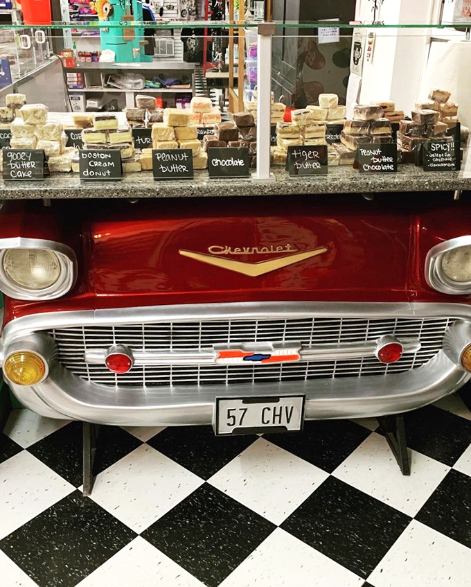 Fudge so tempting, it could make a dentist reconsider their career choice. From classic chocolate to wild flavors, there's a square for every sweet tooth.