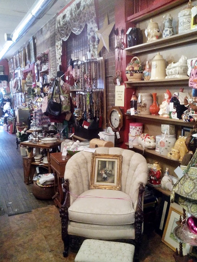 Ah, the chair section! Where you can sit on history and contemplate whether that floral pattern was ever actually in style.