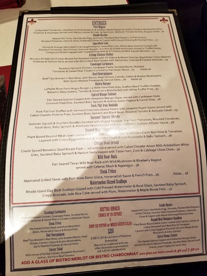 A menu that reads like a love letter to your taste buds. Good luck choosing just one dish!