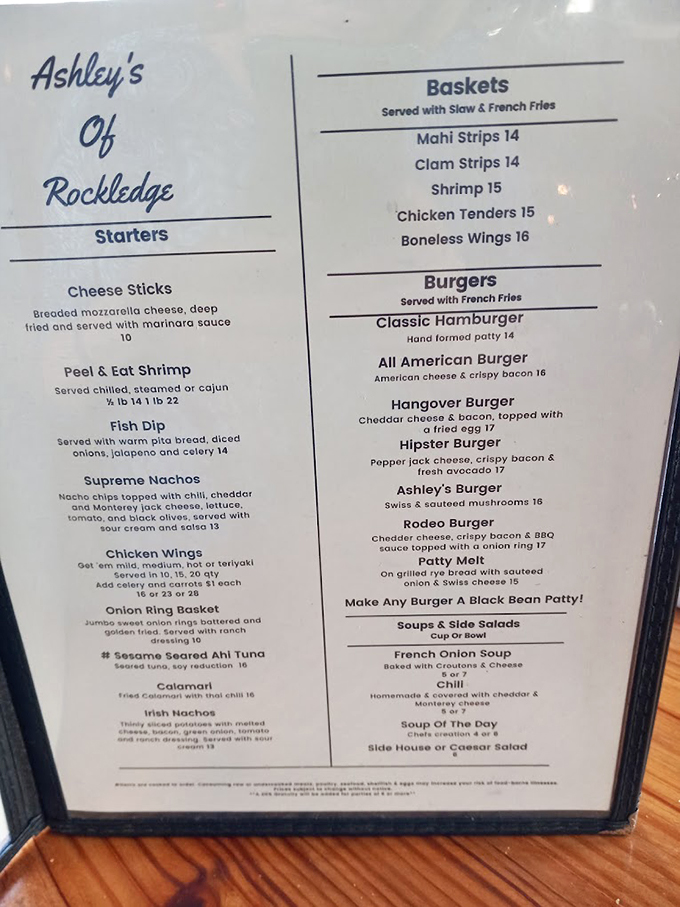 Menu magic: A smorgasbord of comfort classics and creative twists. Decision paralysis has never been so delicious!