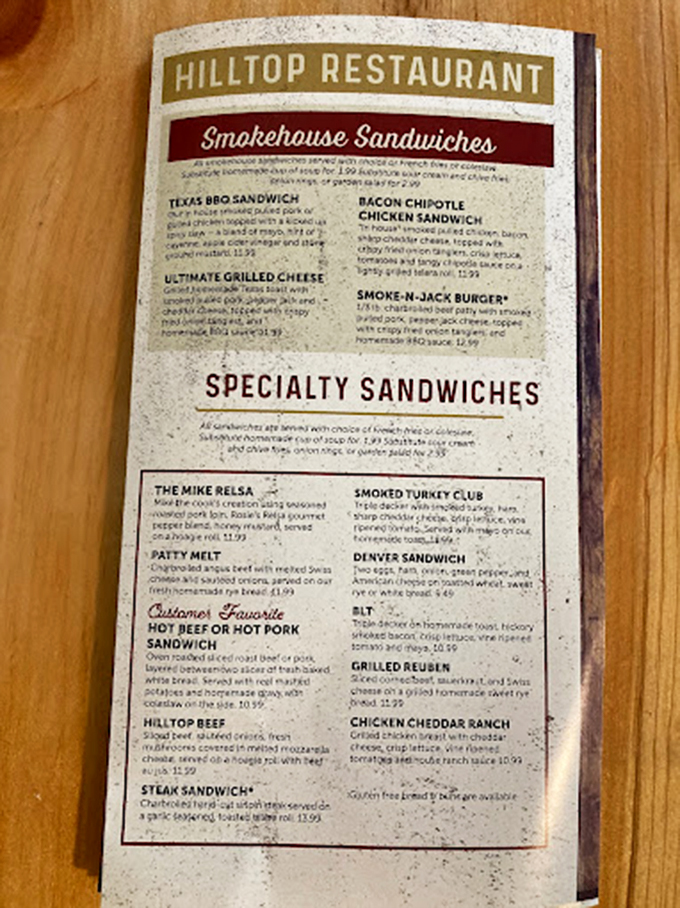 Menu roulette, anyone? With choices like these, you might need a dartboard to decide. But trust me, there are no wrong answers here.