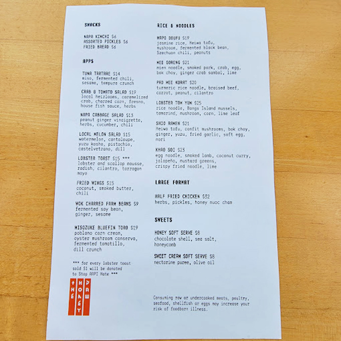 A menu that reads like a love letter to Asian cuisine. From lobster toast to miso ramen, each dish is a culinary passport stamp.