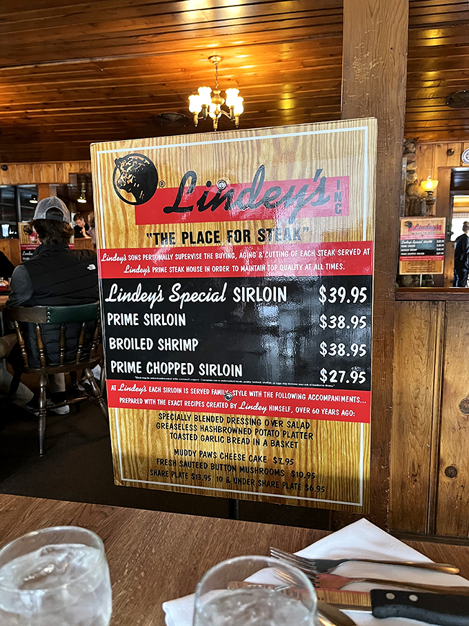 Decisions, decisions! Lindey's menu is shorter than a Minnesota summer, but packed with more flavor than a Coen Brothers film.