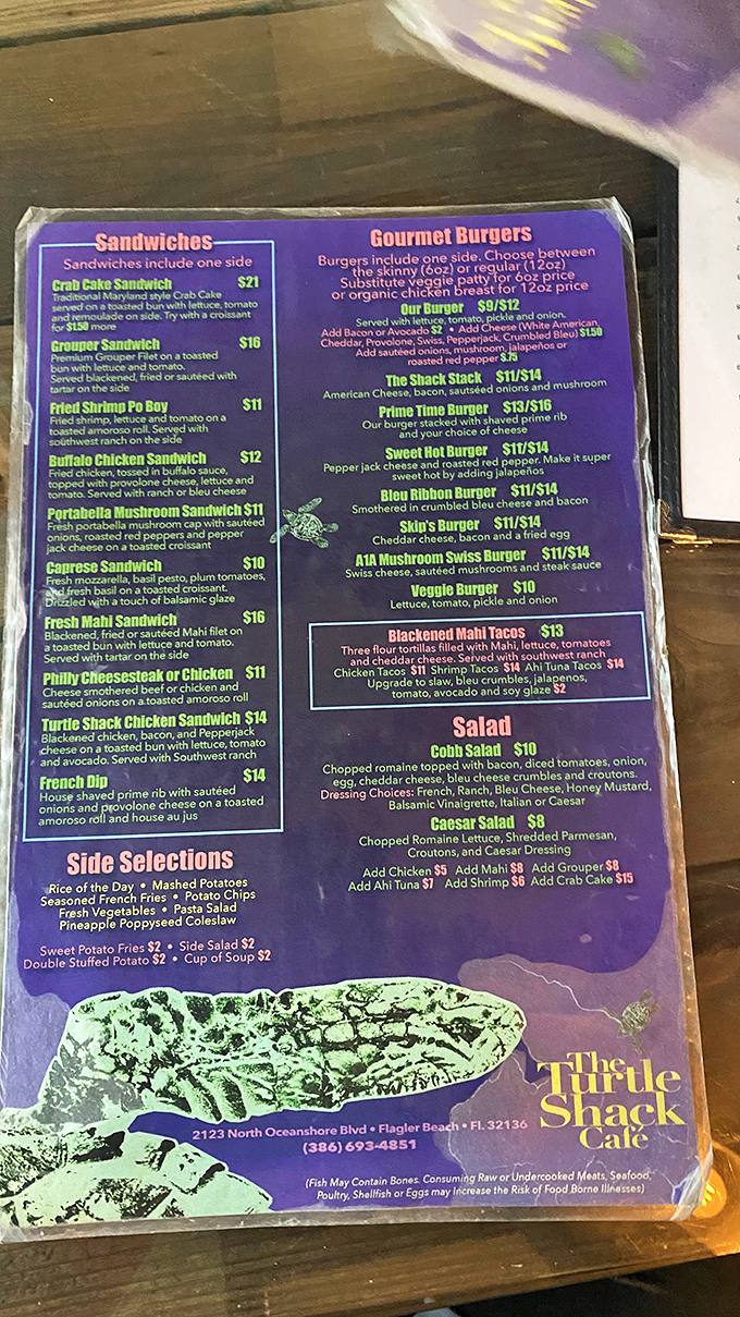 Decisions, decisions! This menu is a treasure map of culinary delights. Pro tip: Close your eyes and point &ndash; you can't go wrong here.
