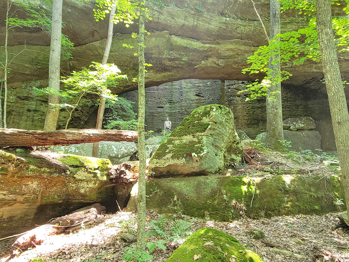 Mother Nature's art gallery on display. This rock formation looks like it was sculpted by Michelangelo himself &ndash; if he'd had a few million years.