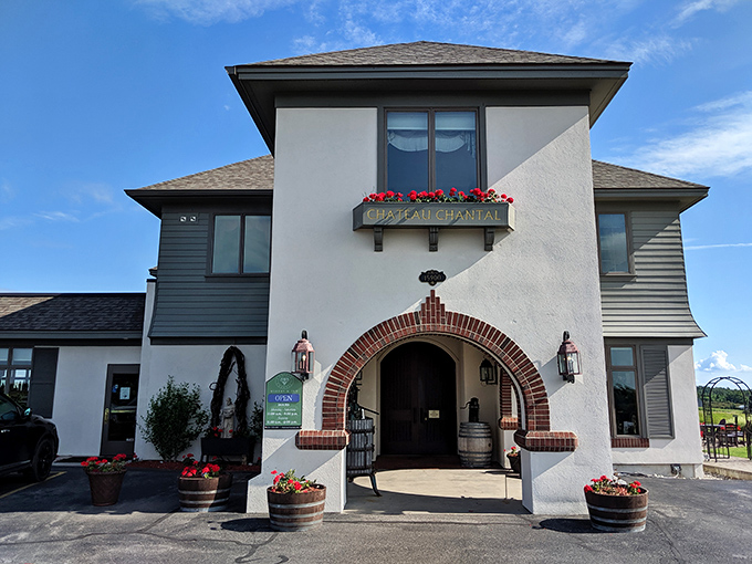 Knock knock! Who's there? Wine not step inside and discover a world of flavor behind this charming arched entrance?