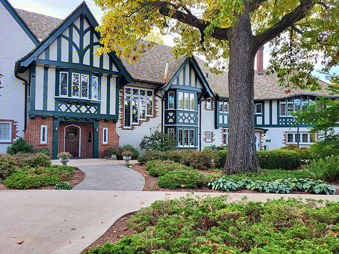 Knock knock! Who's there? Just the most elegant front door in Michigan, ready to welcome you to a world of vintage glamour.