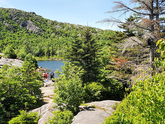 Who needs a stairway to heaven when you've got this rocky ascent? Each step brings you closer to breathtaking views.