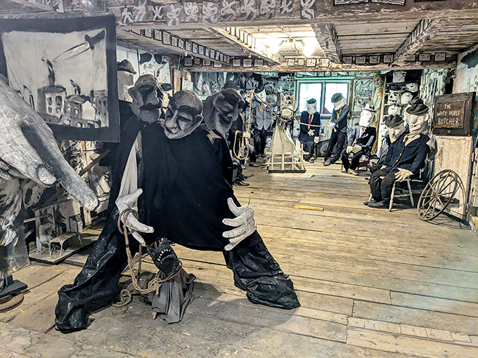 Step into a world where puppets rule and humans drool. It's like walking into Tim Burton's attic, only more whimsical.