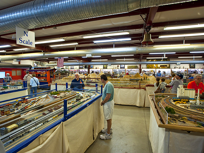 Step into a world where everything's adorably small, except for your childlike wonder. This indoor railway empire is a feast for the eyes and imagination.
