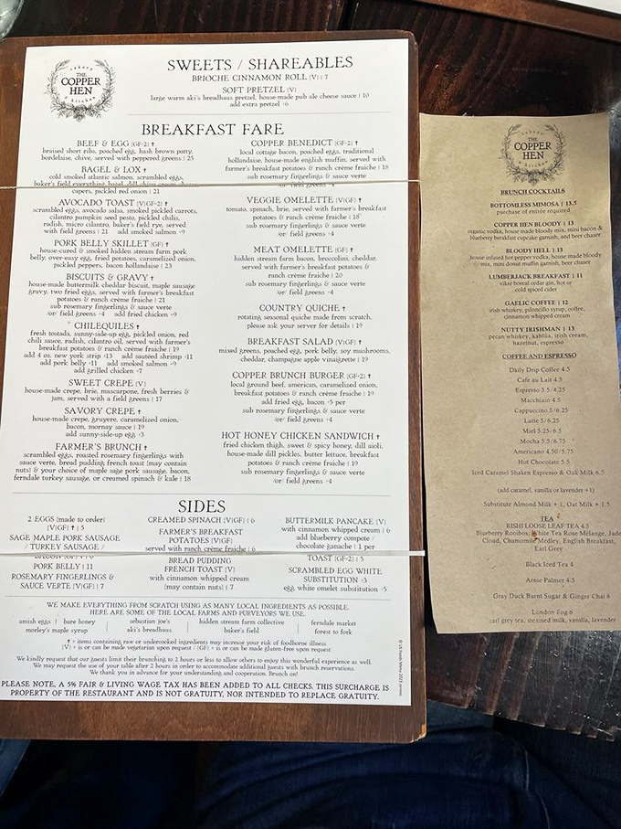 A menu that reads like a love letter to your taste buds. From savory crepes to hot honey chicken, each dish is a delicious plot twist.