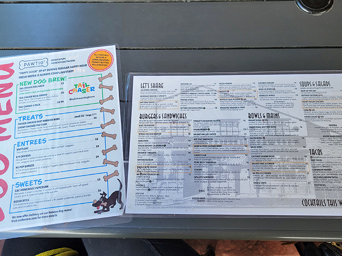 Decisions, decisions! Stanley's menu is a choose-your-own-adventure novel where every chapter ends in deliciousness. Don't forget to check out the "pawtio" options!