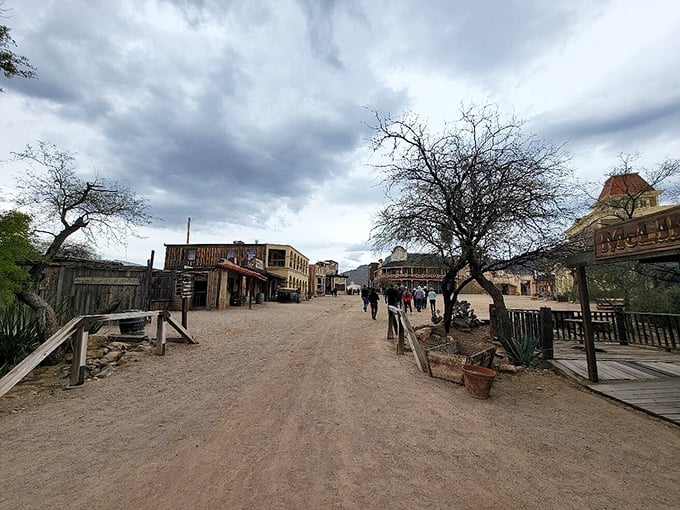 Dust devils and drama! This ain't no movie set &ndash; it's a real-life slice of the Wild West, complete with swinging saloon doors.