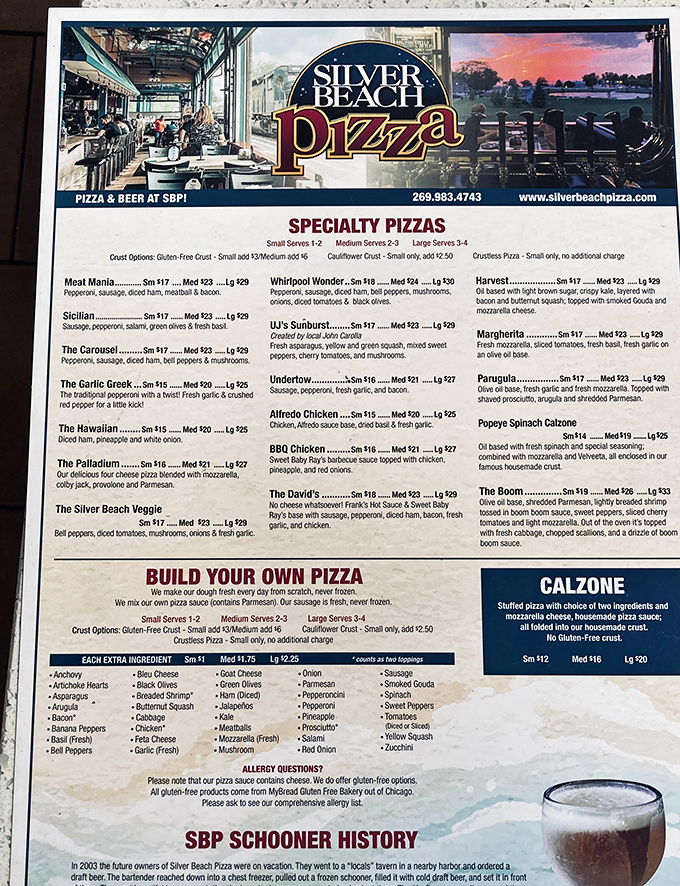 Menu, menu on the wall, who's the fairest pizza of them all? Spoiler alert: They're all delicious!