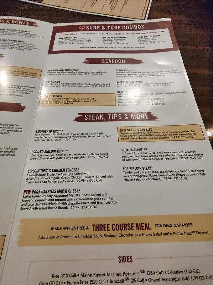 Decisions, decisions! This menu is like a choose-your-own-adventure book, but every ending is delicious.