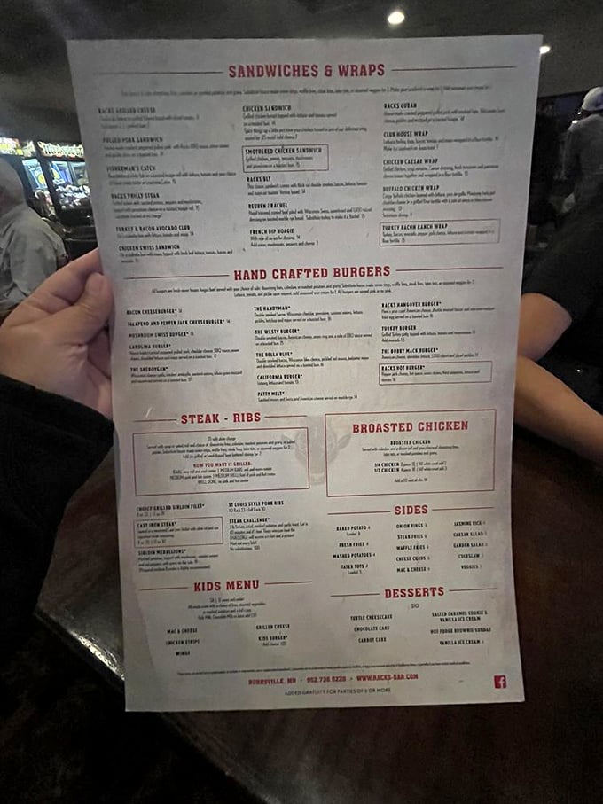 Decisions, decisions! This menu is like a roadmap to happiness. Pro tip: Bring a friend and share everything. You're welcome.