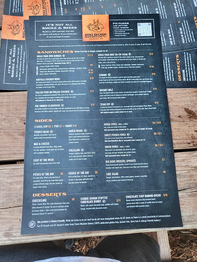 Decisions, decisions! This menu is a roadmap to flavor town, with enough options to make a foodie's head spin faster than a rotisserie chicken.
