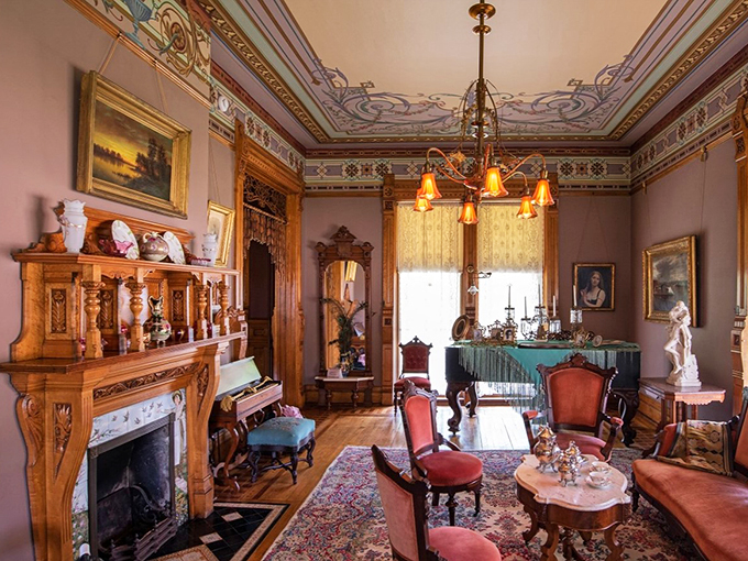 Cozy up in the parlor! It's like Downton Abbey, but with fewer scandals and more Midwestern hospitality.