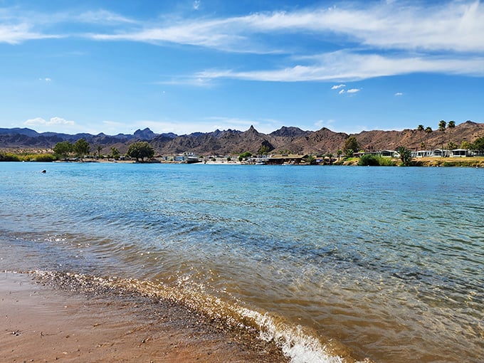 Liquid gold meets rocky grandeur: This isn't your average desert mirage. Buckskin Mountain's beach rivals any coastal retreat, sans the pesky seagulls.
