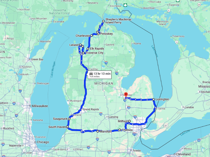 31 michigan enchanting hidden gems map