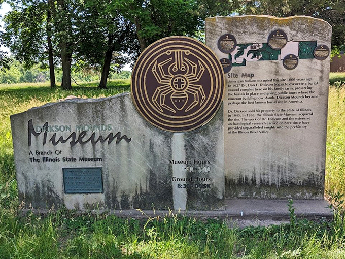 Roadside revelation: Unearth ancient secrets at Dickson Mounds, where every mile marker counts in millennia.