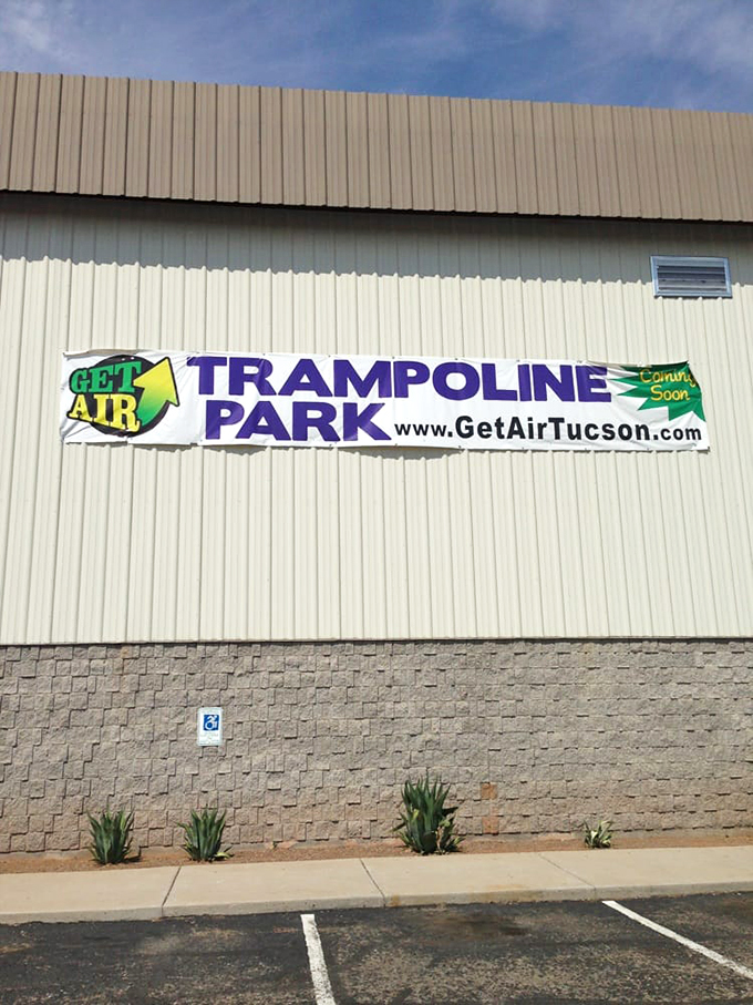 Road-weary legs rejoice! Get Air is your pit stop for defying gravity and shaking off those highway blues. Just follow the big green arrow!