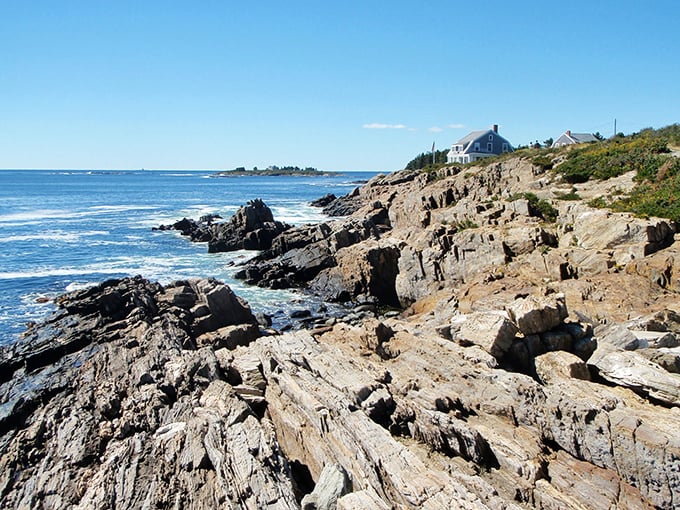 Stairway to heaven? More like nature's rocky treadmill with an ocean view.