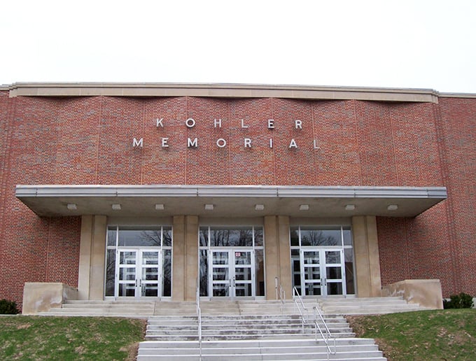 What an impressive, stately building! You can attend events and shows at the important Kohler Memorial Theater.