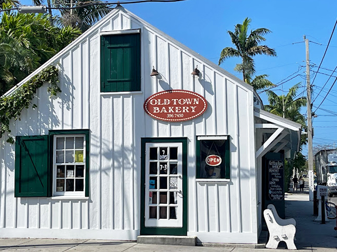 Old Town Bakery exterior: Old Town Bakery: Where charm meets carbs. This quaint cottage might just be heaven's kitchen outpost in Key West.