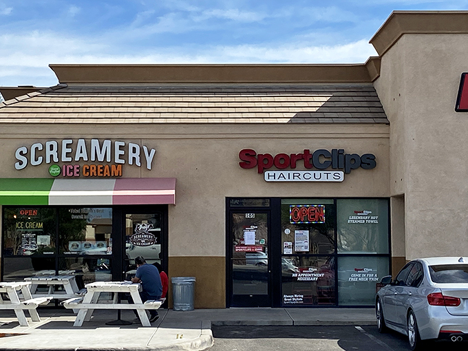 Ice cream gets serious at The Screamery. It's like a lab where mad scientists concoct frozen masterpieces.