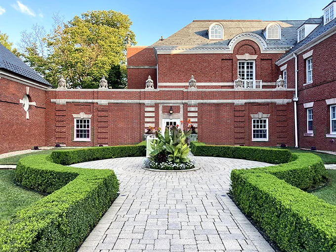 Garden party gone wild! Allerton Park's sculptures are like a game of "I Spy" designed by Salvador Dal&iacute;.