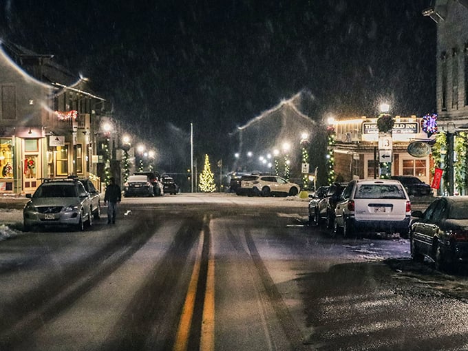 Island hopping, Wisconsin style! Madeline Island's glow is your beacon after a long day's drive.