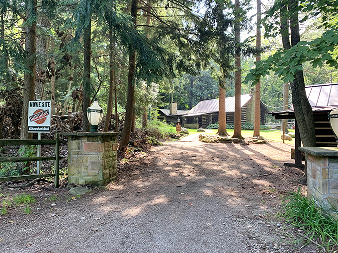 Shawshank's serene side. This picturesque barn could make even Red wax poetic about hope and Mexican beaches.