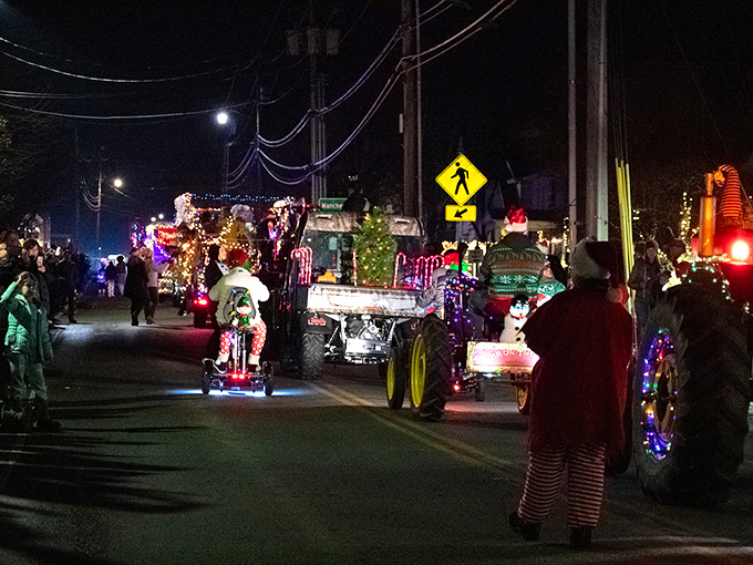 Sleigh bells ring, are you listening? Park the car and hop on a horse-drawn ride through Manchester's winter magic.