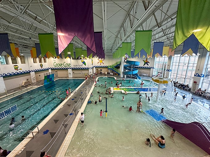 Navigate through a technicolor dream of tubes and slides. Who needs GPS when you've got playground bliss?