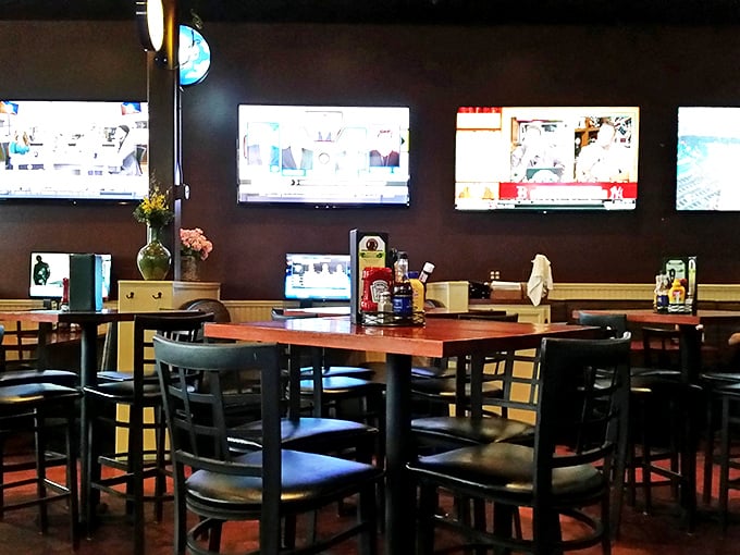 Pit stop paradise for sports lovers. McGillicuddy's screens ensure you won't miss a play, even on the road.