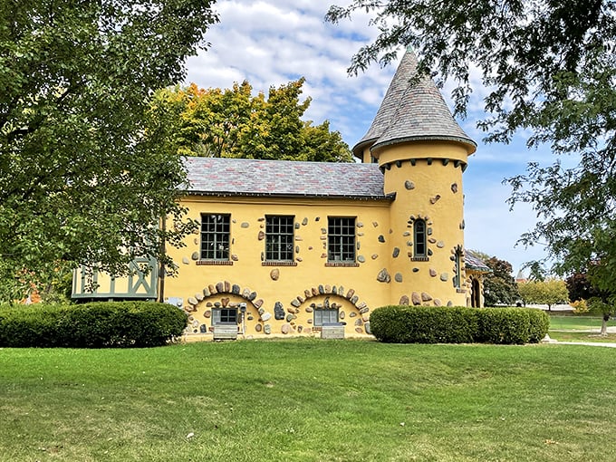 Writer's block, begone! Curwood Castle's charming turrets might just inspire your inner Shakespeare... or at least your inner limerick writer.