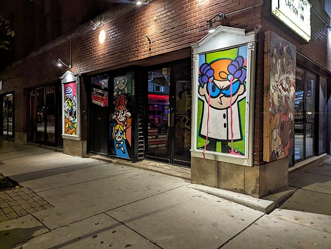 Pop culture paradise meets boozy playground. It's like Comic-Con and your favorite bar had a beautiful baby.