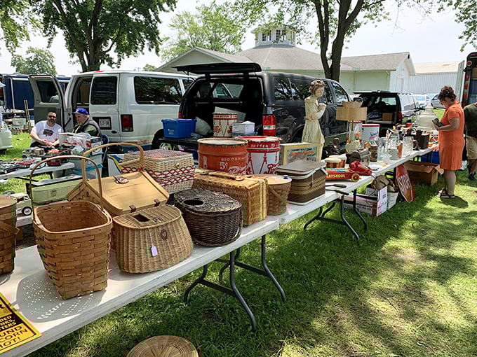 From military memorabilia to handcrafted wonders, Shawano's market is a red, white, and blue bazaar of Americana.