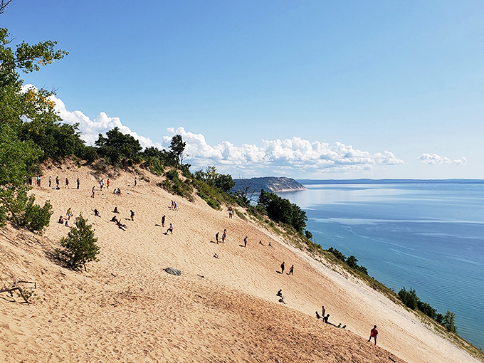 Sand mountains meet crystal waters. It's like nature's version of a choose-your-own-adventure book.