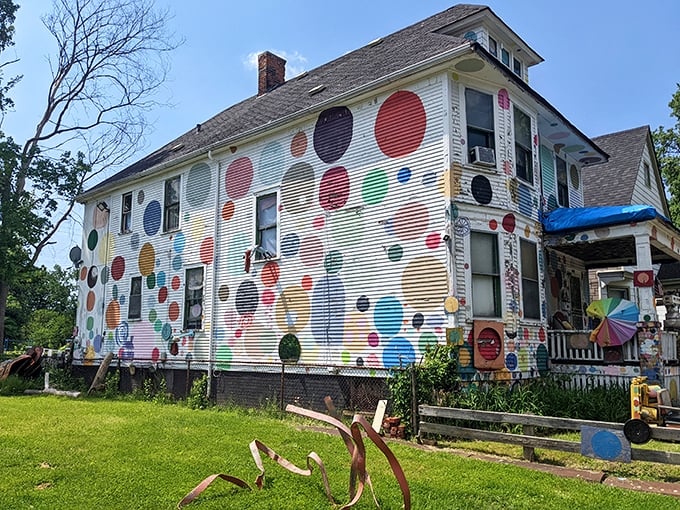 Roadside attraction or outdoor gallery? The Heidelberg Project's colorful chaos is a must-see pit stop on your Michigan odyssey.