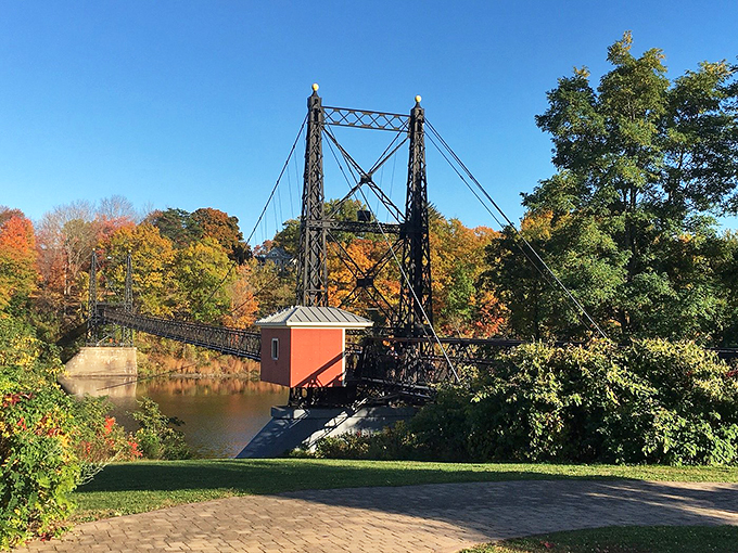 Stretch your legs and your imagination on this historic span. It's a two-cent time machine in the heart of Waterville.
